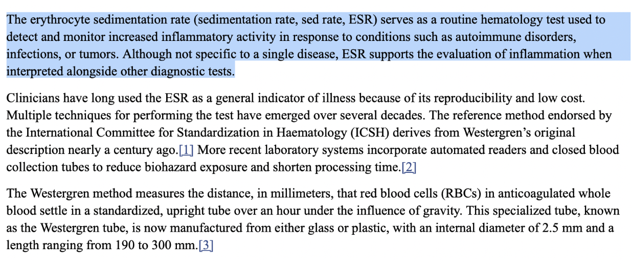 High ESR Levels Explained: Causes Of High ESR & What It Means